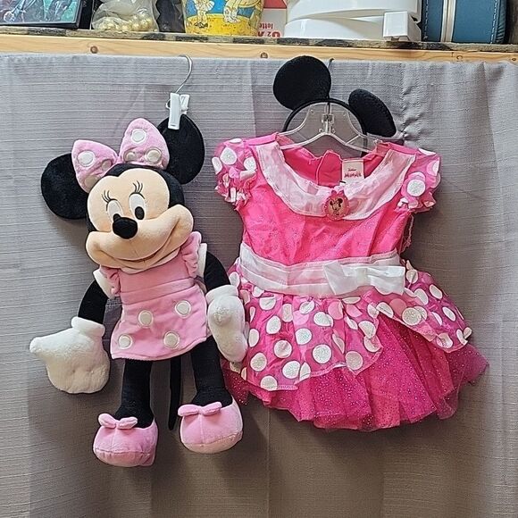 Disney | Costumes | Disney Minnie Mouse Pink Costume For Kids | Poshmark